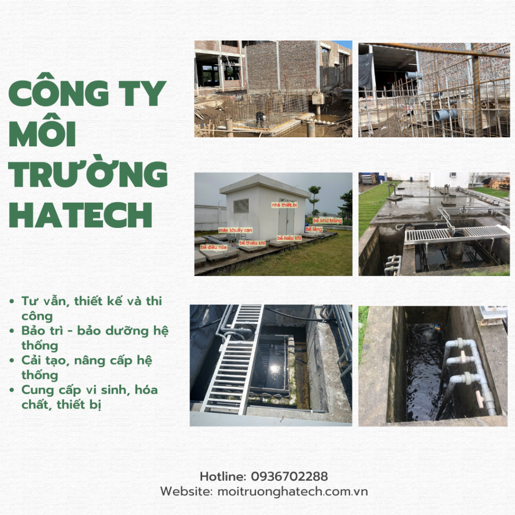Phương pháp xử lý nước thải của công ty Môi trường Hatech.